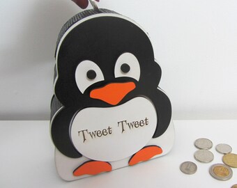 Popular items for wooden penguin on Etsy