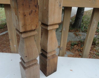 Wooden post decor with solar light and owls