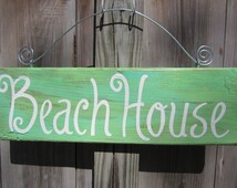 Unique painted beach sign related items | Etsy
