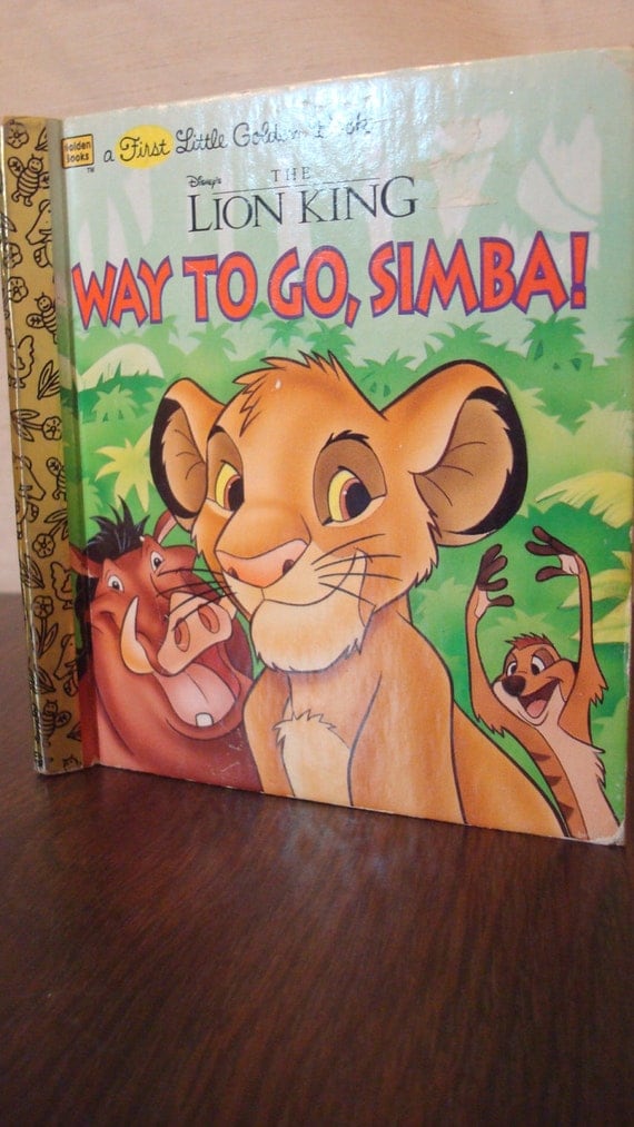 The Lion King Way to Go Simba Little Golden Books