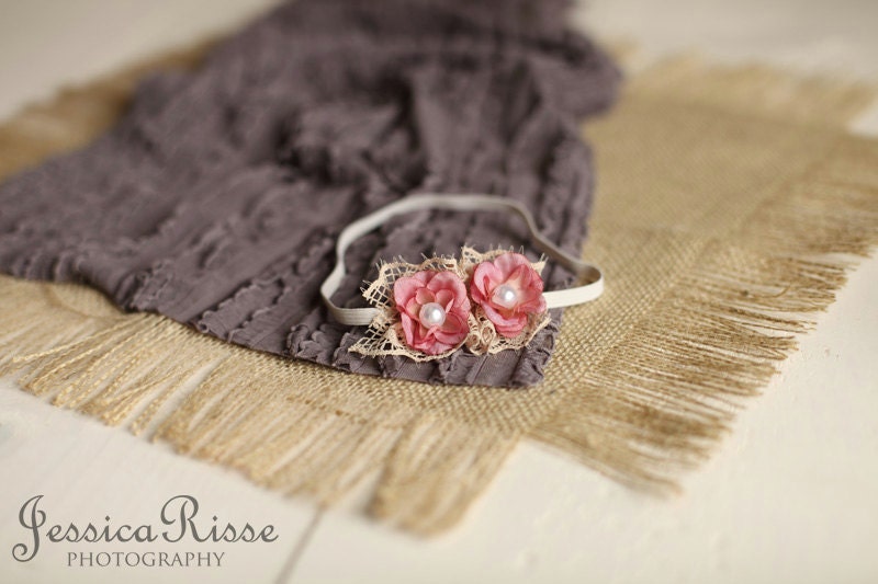 Layering Burlap Set Photography Prop Newborn Baby Photo Prop