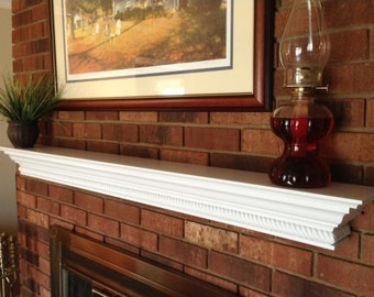 Crown molding mantel | Etsy