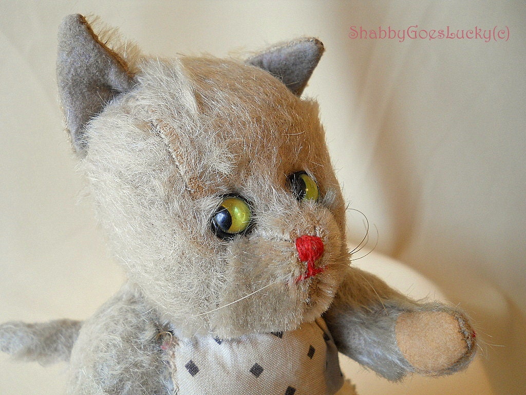 Antique German cat toy made by Kersa in the early 1950s