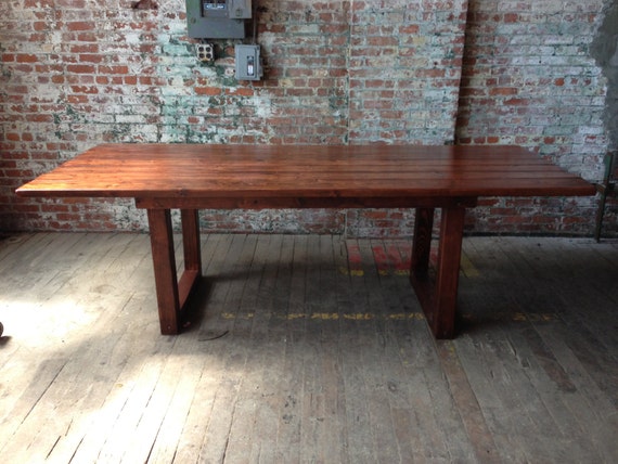 Rustic Wood Dining/Conference Table