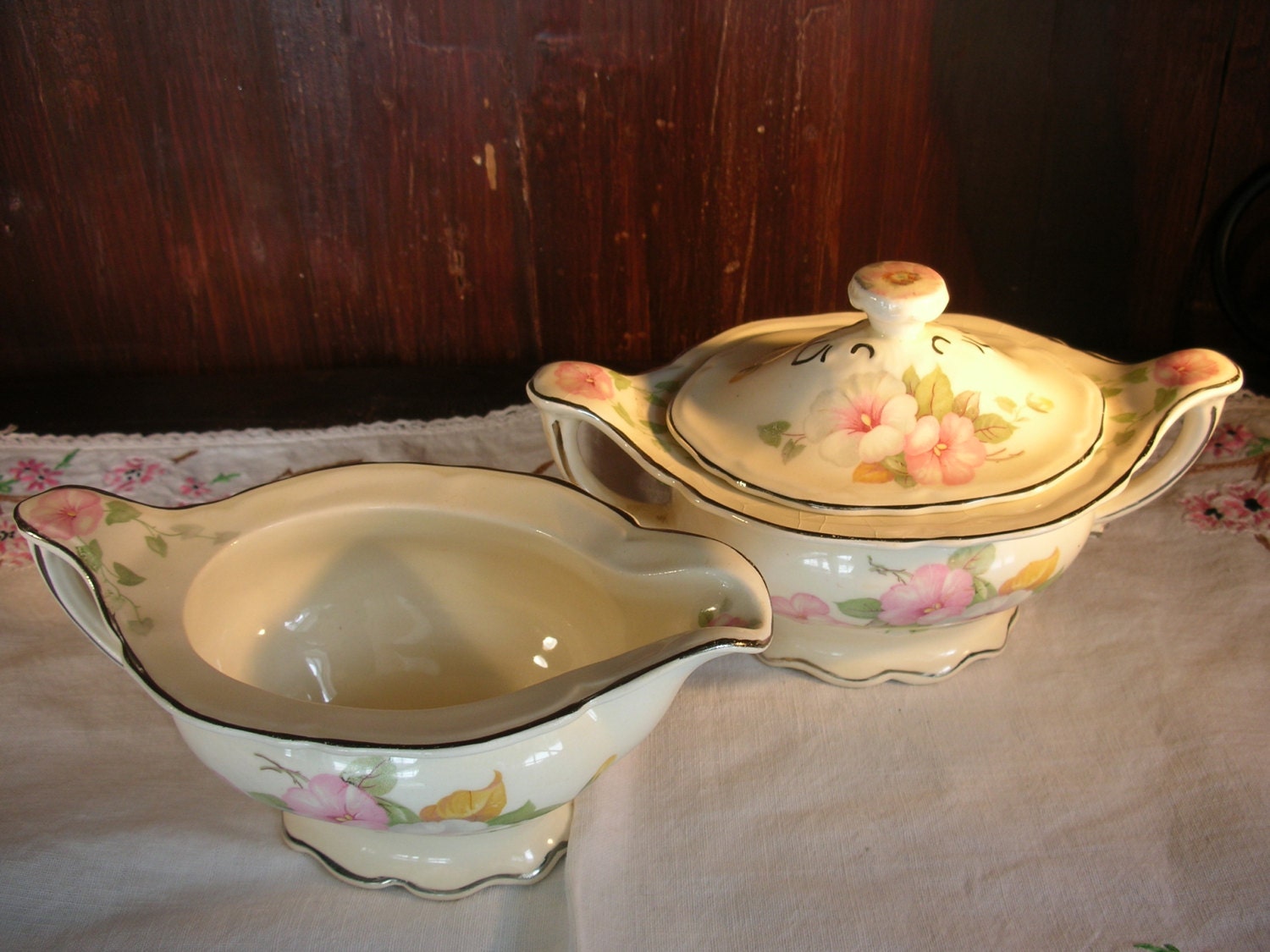 Edwin M. Knowles China Co. 36-4 Creamer and by BerkshireHomeGoods