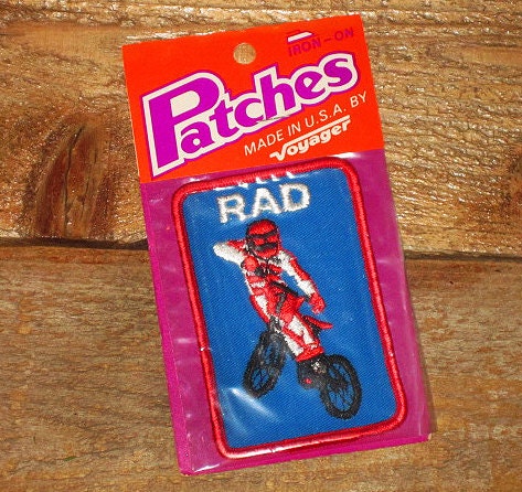 Vintage 80s BMX Racing Bikes RAD Iron-On Patch – Haute Juice