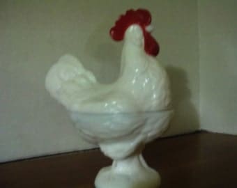 Rooster candy dish | Etsy