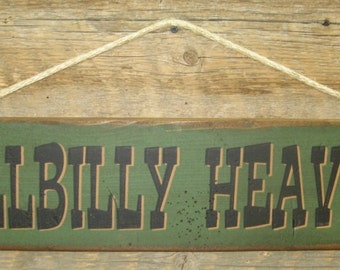 Hillbilly sign | Etsy