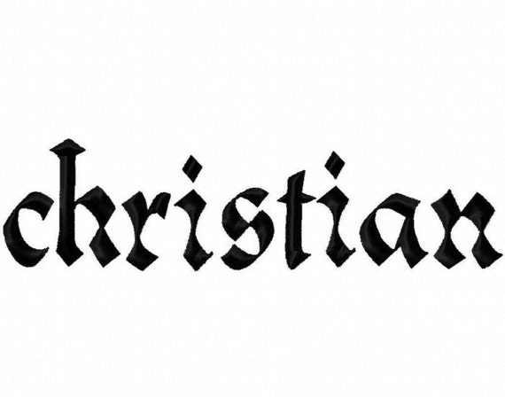 Items similar to Christian Machine Embroidery Fonts 1446 on Etsy