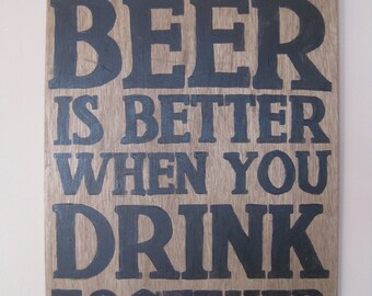 Beer bar sign | Etsy