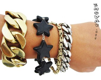 Popular items for rock star bracelet on Etsy