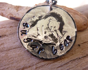 Bear medallion | Etsy