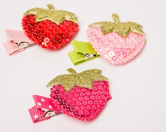 Popular items for strawberry hair clip on Etsy