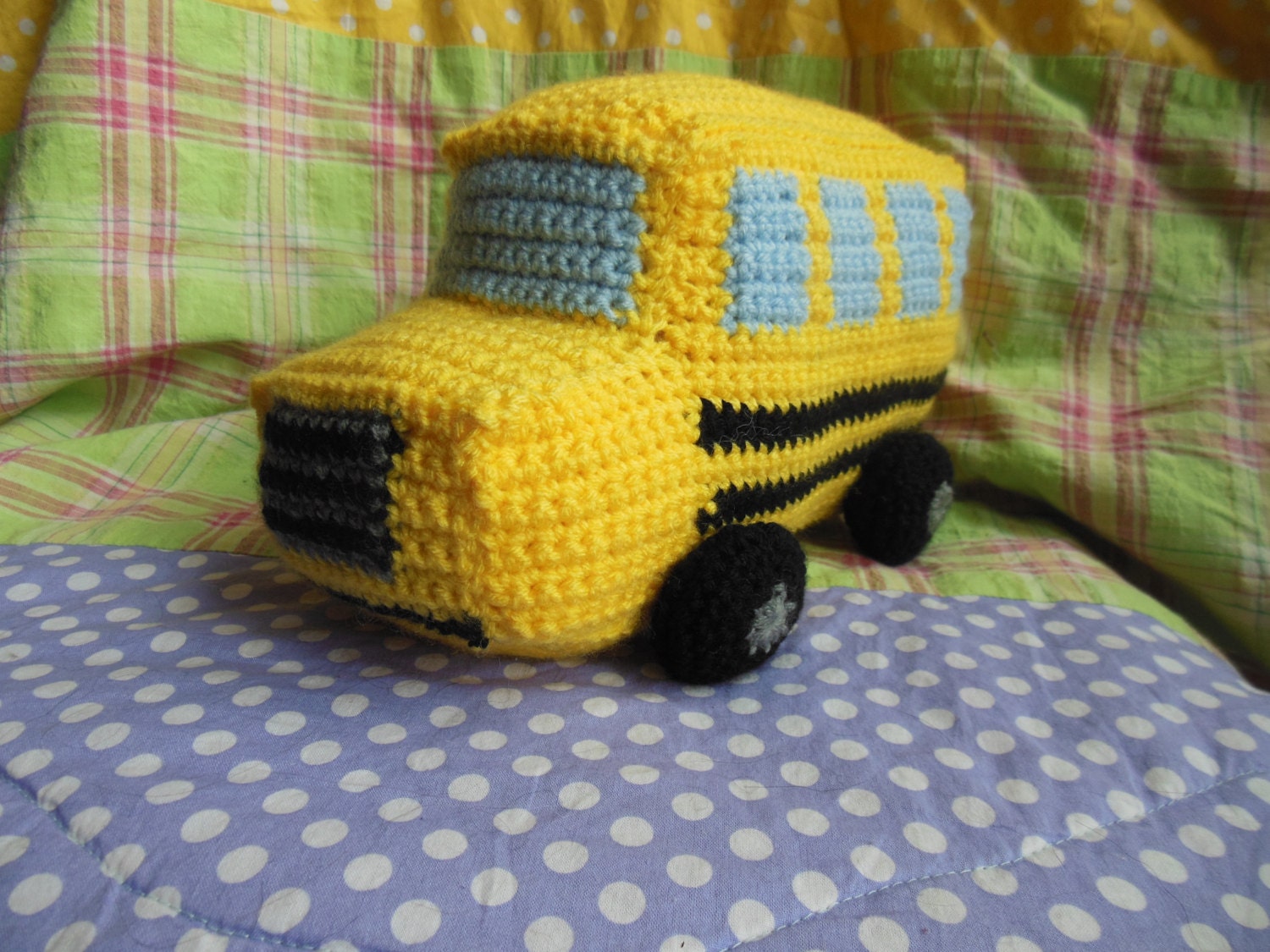 School Bus Crochet PATTERN