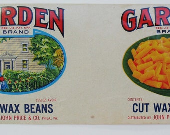 Popular items for vintage food label on Etsy