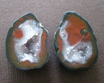 Split geode halves | Etsy