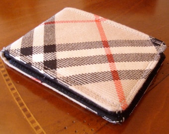 Popular items for plaid wallet on Etsy