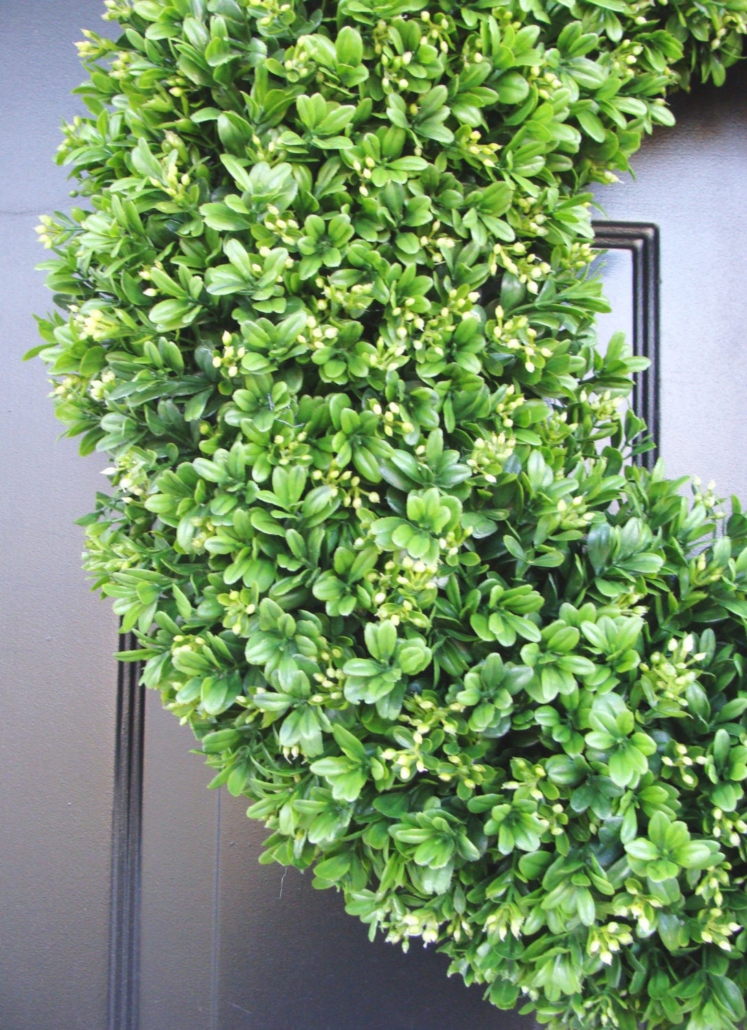 Realistic 20 inch Faux Boxwood Wreath sizes 14 to by ElegantWreath