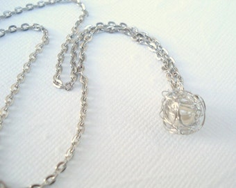 Popular items for caged pearl on Etsy