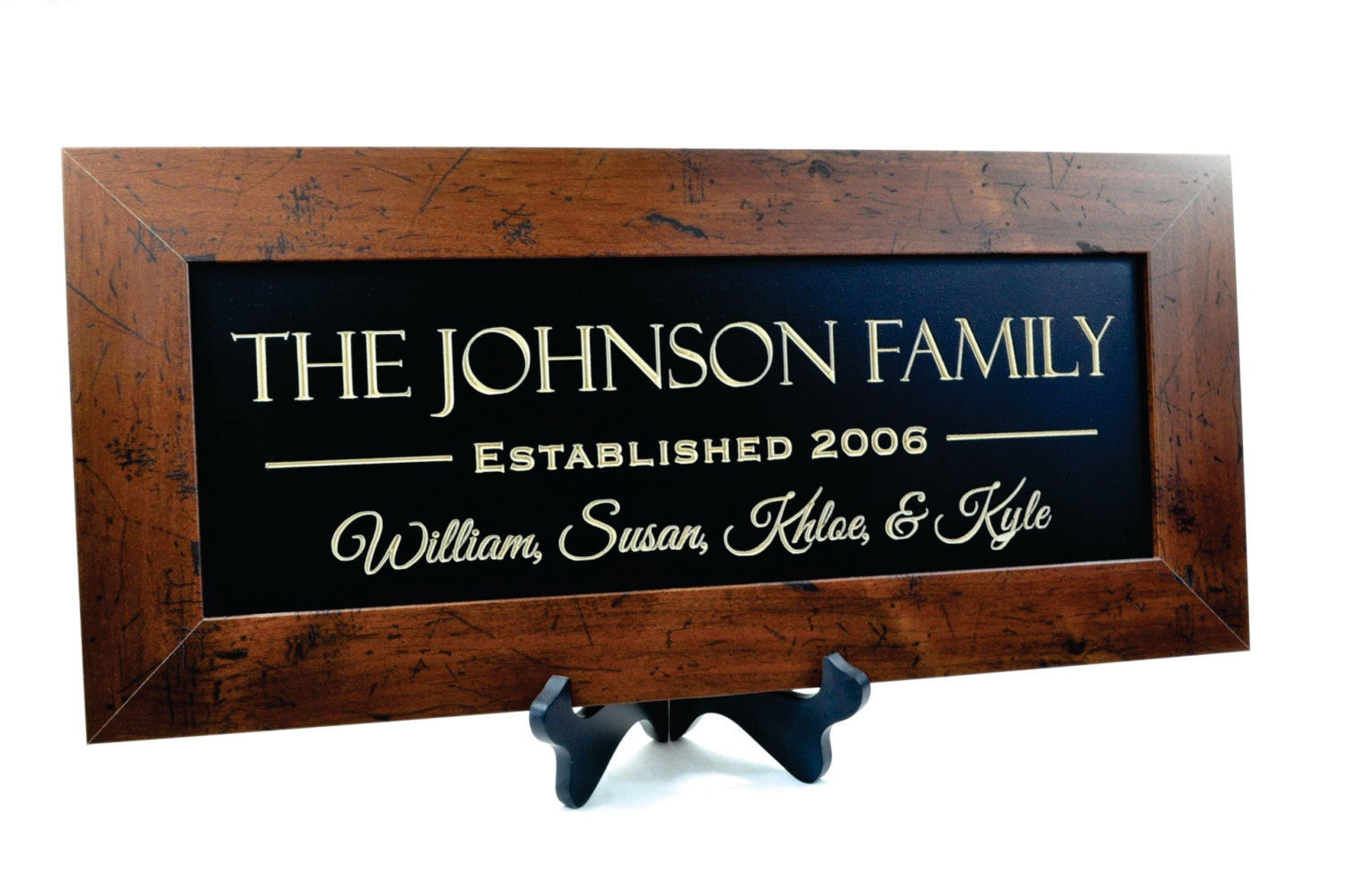 Personalized Family Name Sign Plaque Established Framed Family Personalized Family Name Sign Plaque Established Framed Family