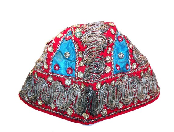 Antique 1893 Victorian Holland Dutch Cap vintage Folk Hat