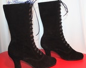custom hand made Victorian boots by VictorianBoots on Etsy