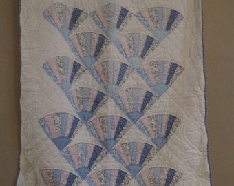 Unique vintage fan quilt related items | Etsy