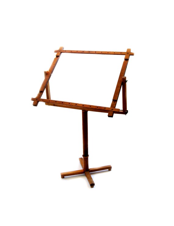 Vintage Adjustable Wood Tapestry / Needlework / Embroidery