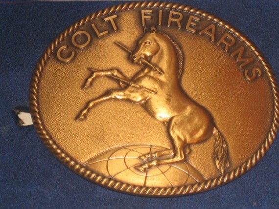 1978 Vintage Colt Firearms Belt Buckle