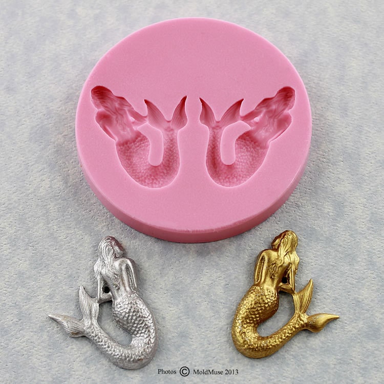 Mermaid Mold Silicone Mould Resin Polymer Clay Candy Fondant