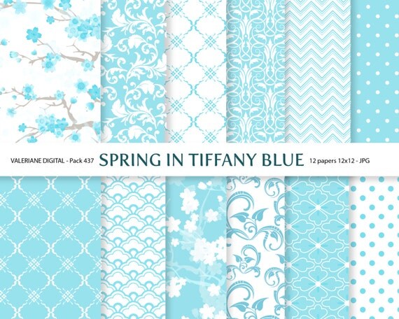 Tiffany Blue Patterns Backgrounds