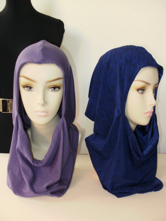Items similar to Hoodjabi, hijab, niqab, scarf, infinity scarf, hood ...