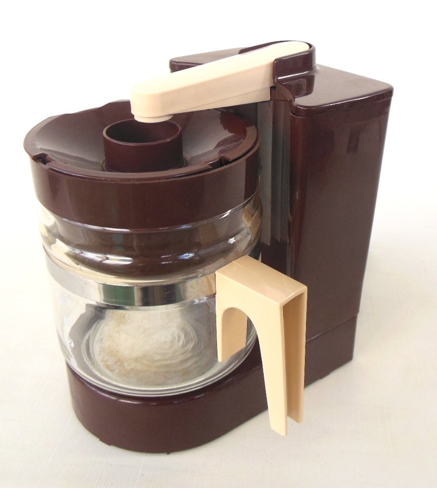 1980s Coffee Maker Brown Hamilton Beach Mini Drip