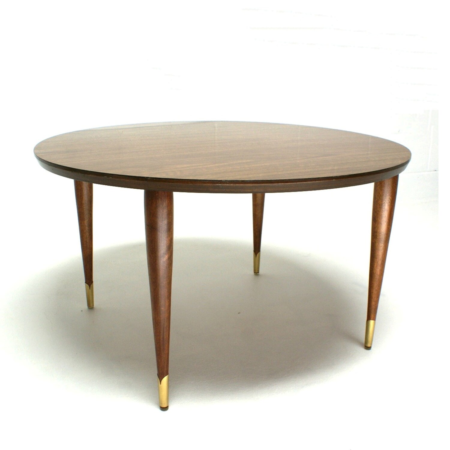 VINTAGE 50s 60s Mid Century Danish Modern Peg Leg by thevintedgeco