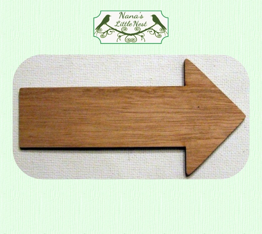 Arrow Wood Cut Out Laser Cut