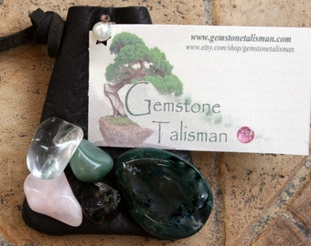 Talisman for Athletes Natural Gemstones in a by gemstonetalisman