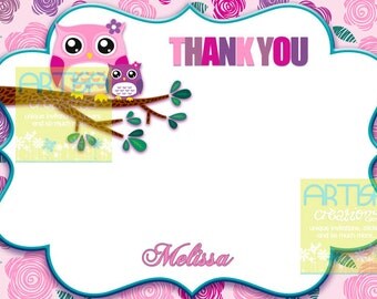 Pink and Purple Owl Chocolate Wrapper Pink Owls Chocolate