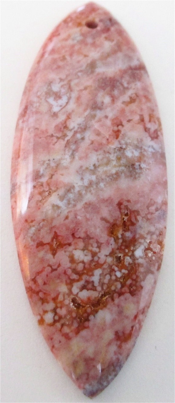 Red Ocean Wave Jasper Pendant Stone