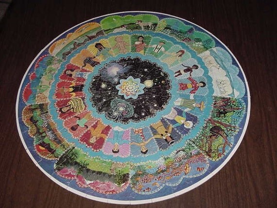 Vintage UNICEF Puzzle Friendship Circle Jigsaw Puzzle 200