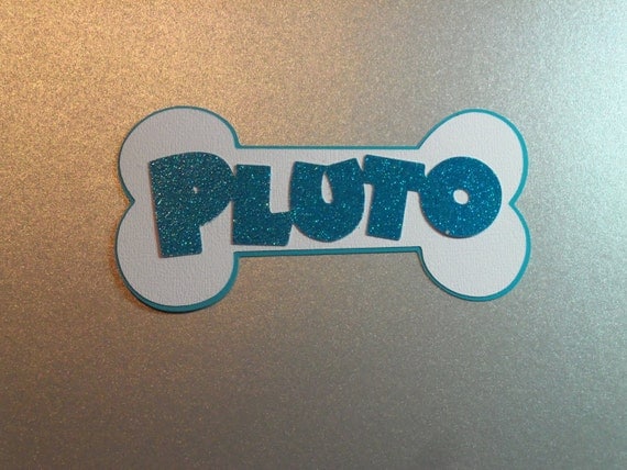 Pluto The Dog Bone