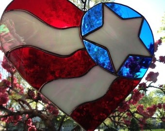 Two Hearts One Love Stained Glass PDF Pattern