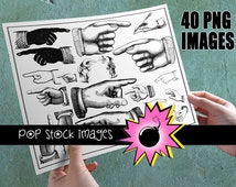 Unique hand pointing related items | Etsy