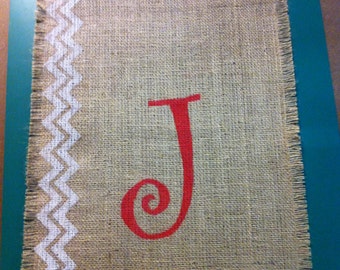 Burlap Flag - Double sided