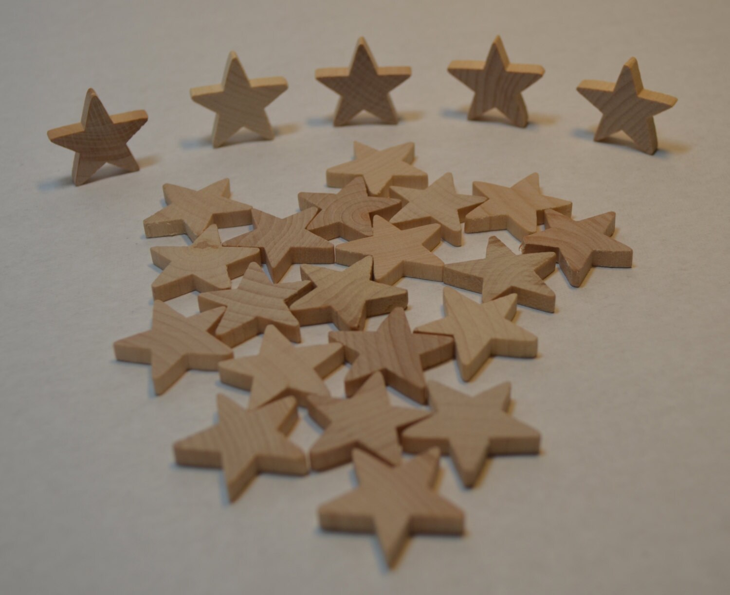 1 Wood Star Set of 25 Unfinished Wood Stars