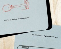 Popular items for break up card on Etsy