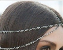 Popular items for silver head piece on Etsy