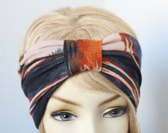 Very Cute Turbans Headband with Zig Zag print great