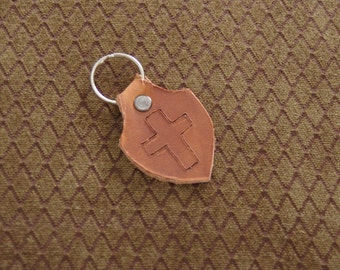 Items similar to Heather the Hedgehog Leather Keychain ( Orange ) on Etsy