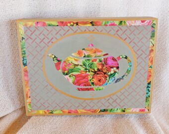 Popular items for decoupage wall art on Etsy
