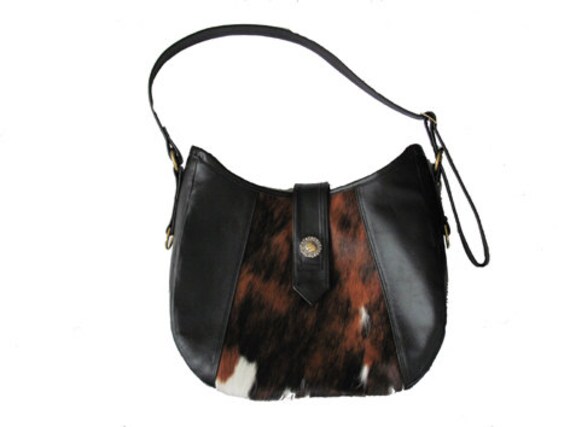 Items similar to Hair- on- hide shoulder bag on Etsy